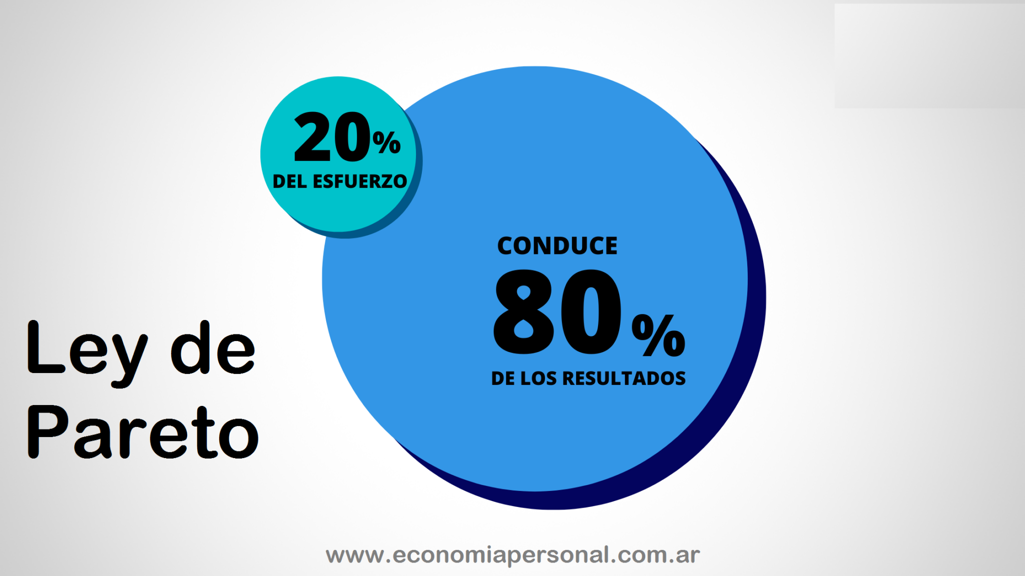 La Regla 80/20 de Pareto | Economía Personal